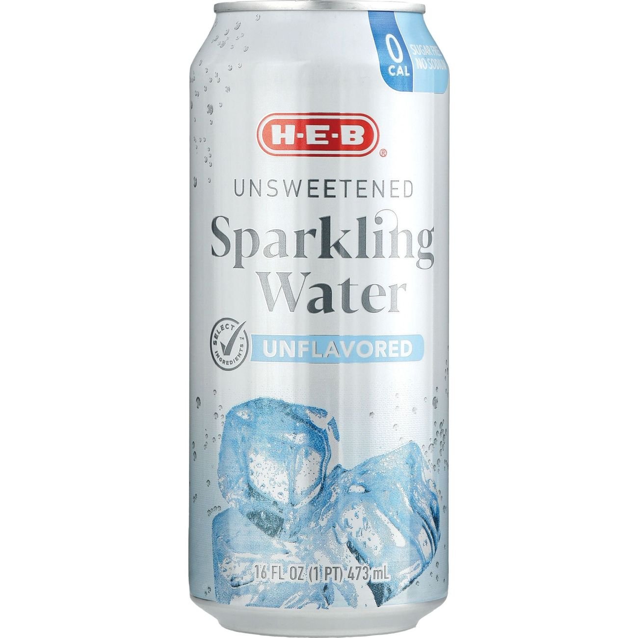 H-E-B Unsweetened Original Unflavored Sparkling Water - Shop Water at H-E-B