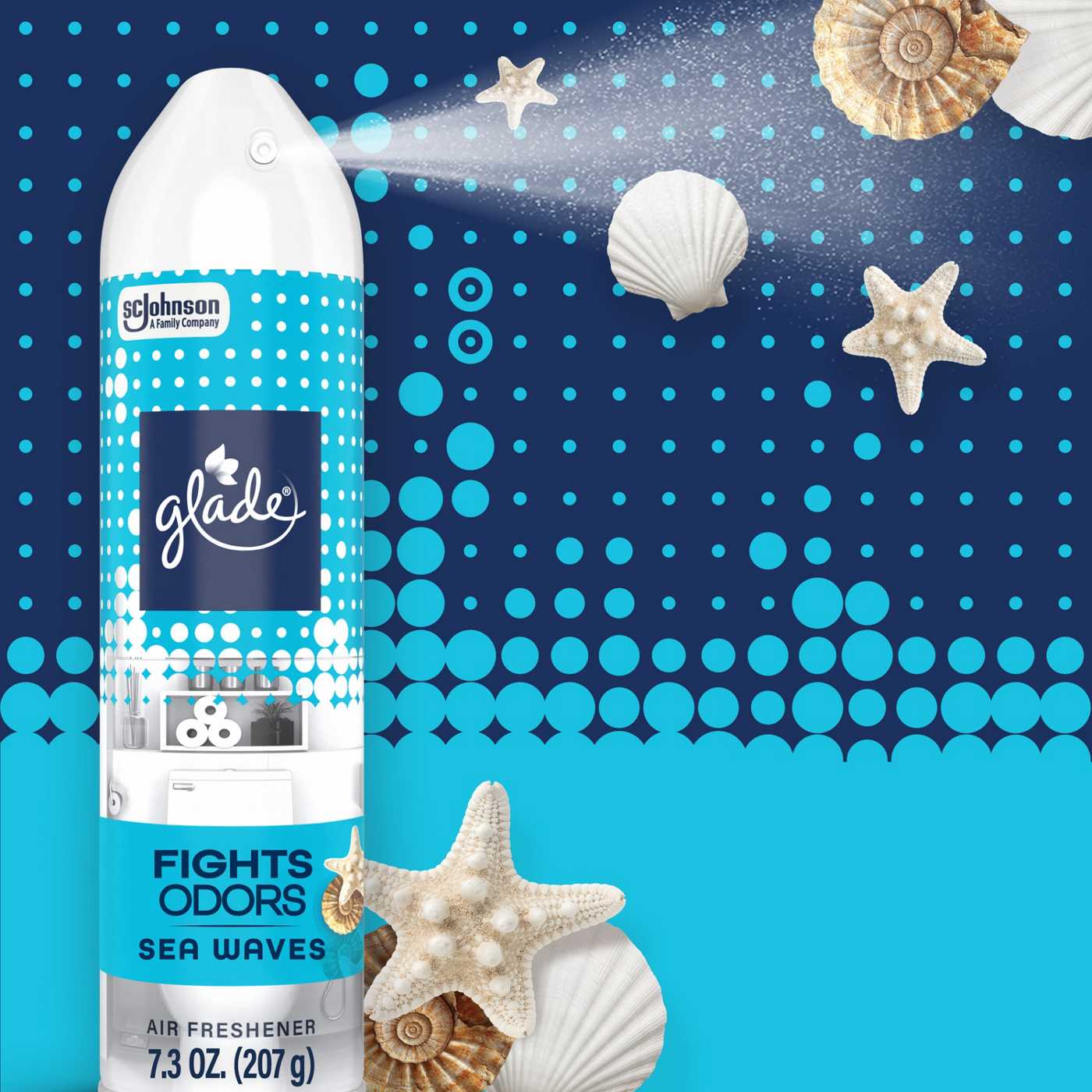 Glade Glade Odor Fighting Air Freshener Spray - Sea Waves - Shop Air ...