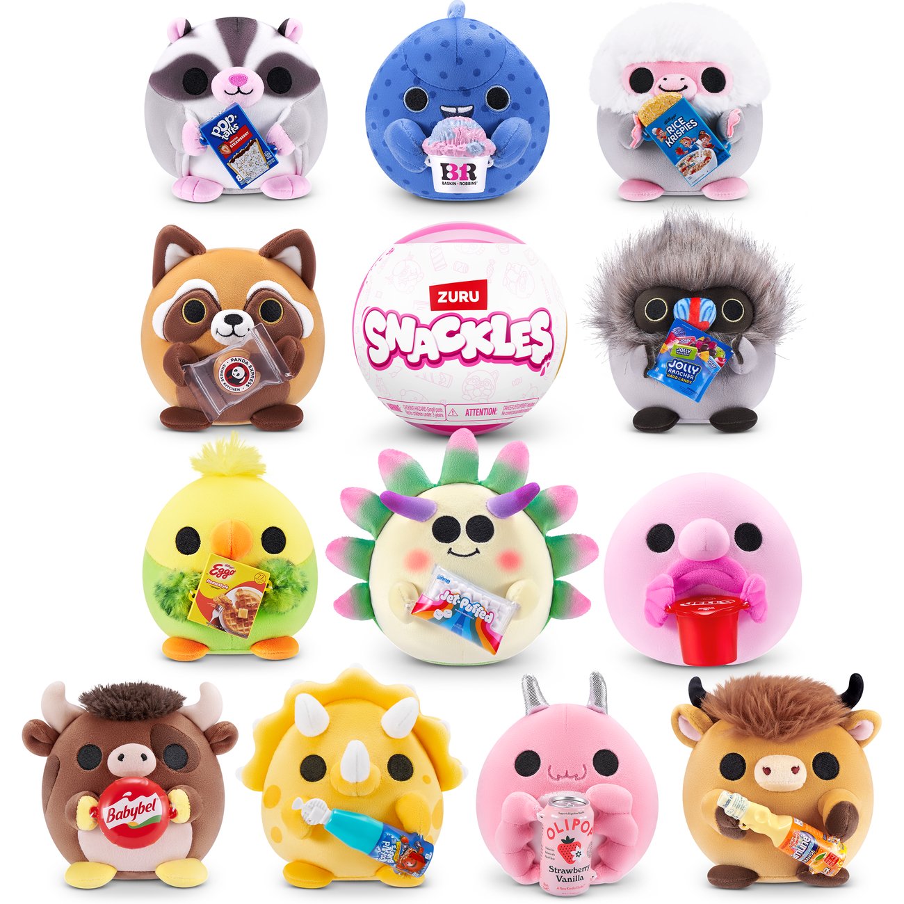 Zuru Snackles Surprise Plush Capsule - Series 3 - Shop Plush toys at H-E-B