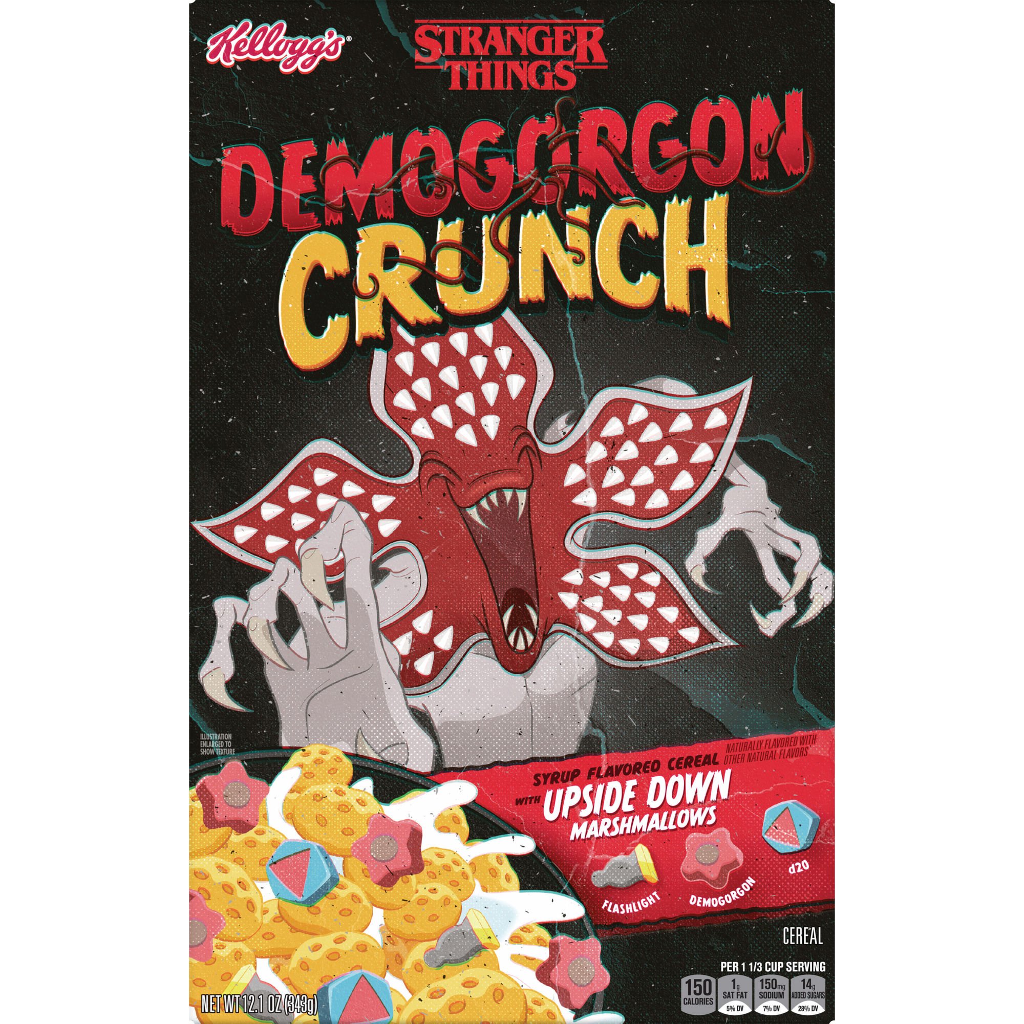 Kellogg's Limited Edition Stranger Things Demogorgon Crunch Cereal ...