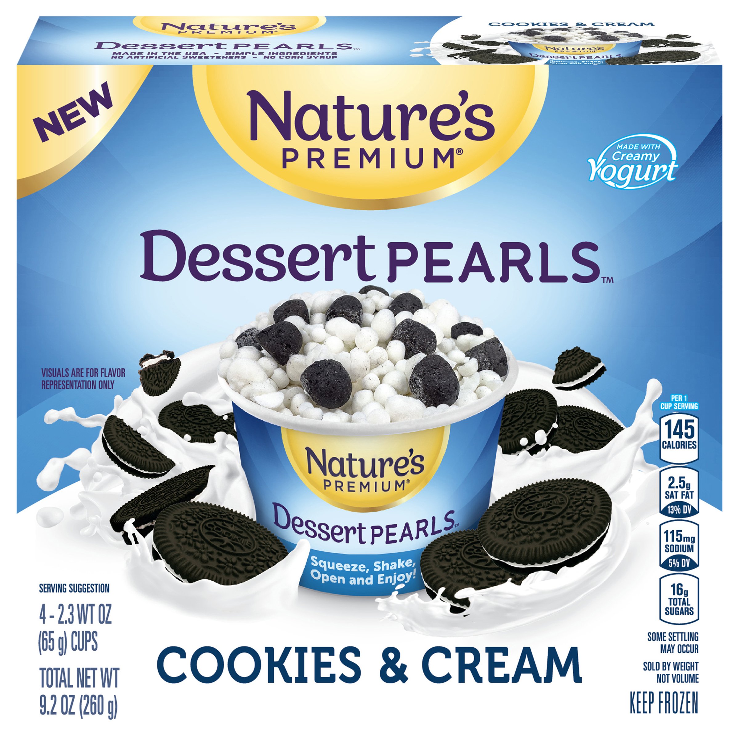 Nature's Premium Dessert Pearls - Cookies & Cream - Shop Ice cream at H-E-B