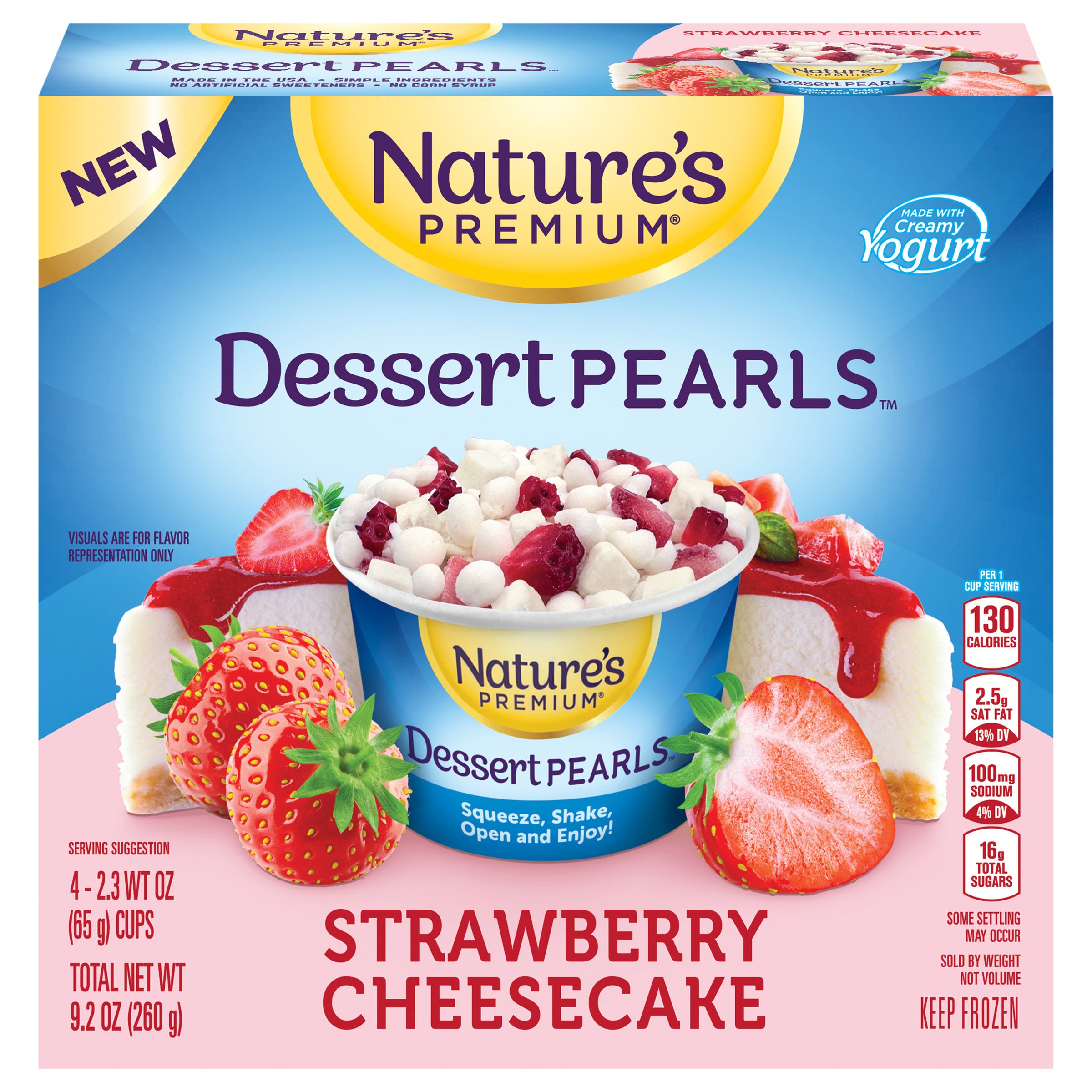 Nature's Premium Dessert Pearls - Strawberry Cheesecake - Shop Ice ...
