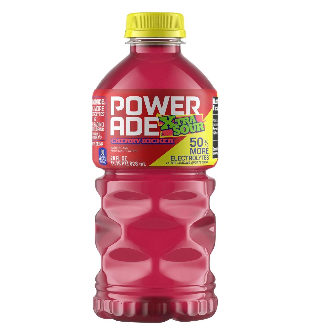 Powerade Xtra Sour Sports Drink - Cherry Kicker - Shop Sports & energy ...