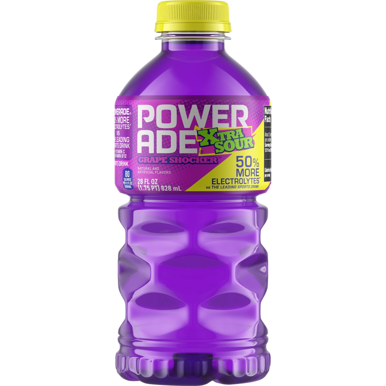Powerade Xtra Sour Sports Drink - Grape Shocker - Shop Sports & energy ...