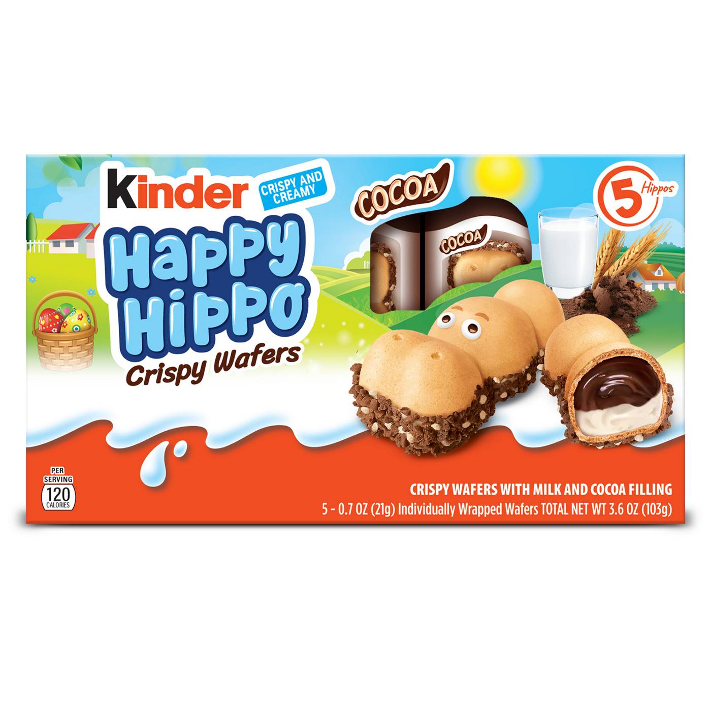 Kinder Happy Hippo Crispy Wafers - Shop Candy at H-E-B