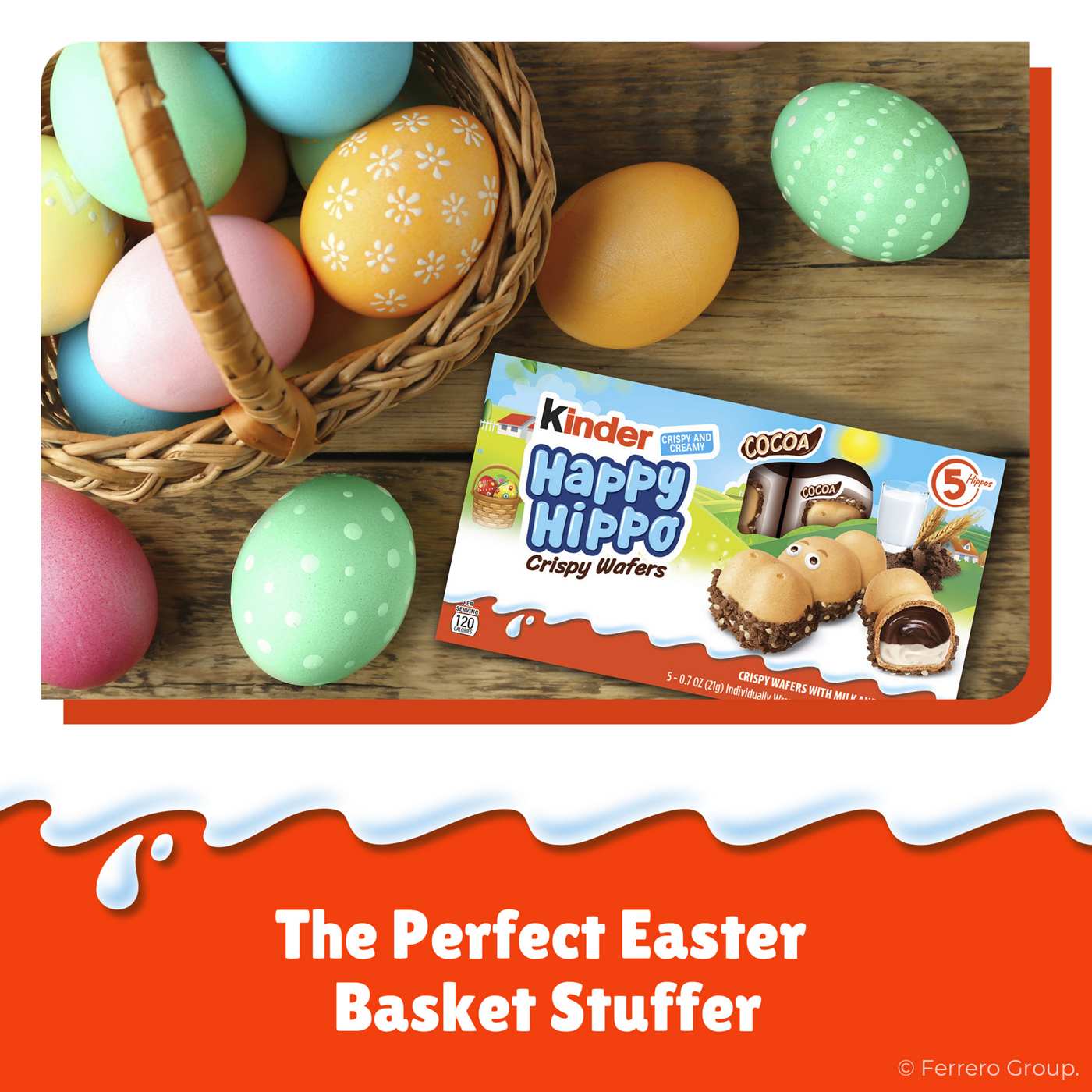 Kinder Happy Hippo Crispy Wafers - Shop Candy at H-E-B