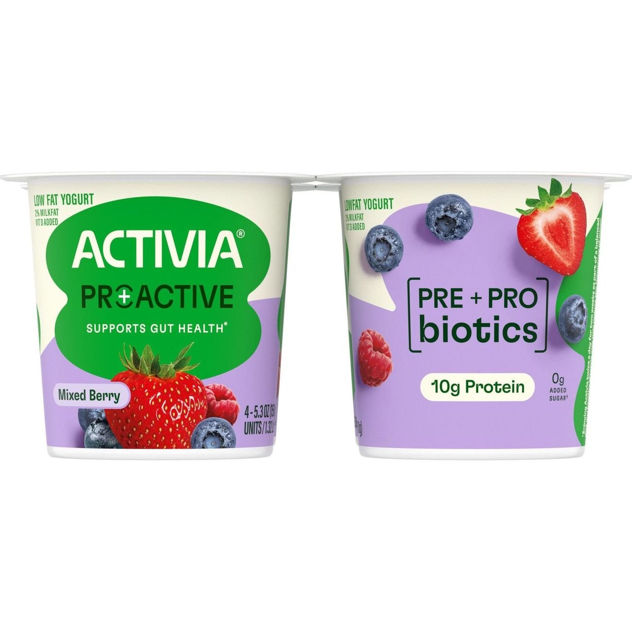 Activia 10g Protein Proactive Mixed Berry Yogurt - Shop Yogurt at H-E-B