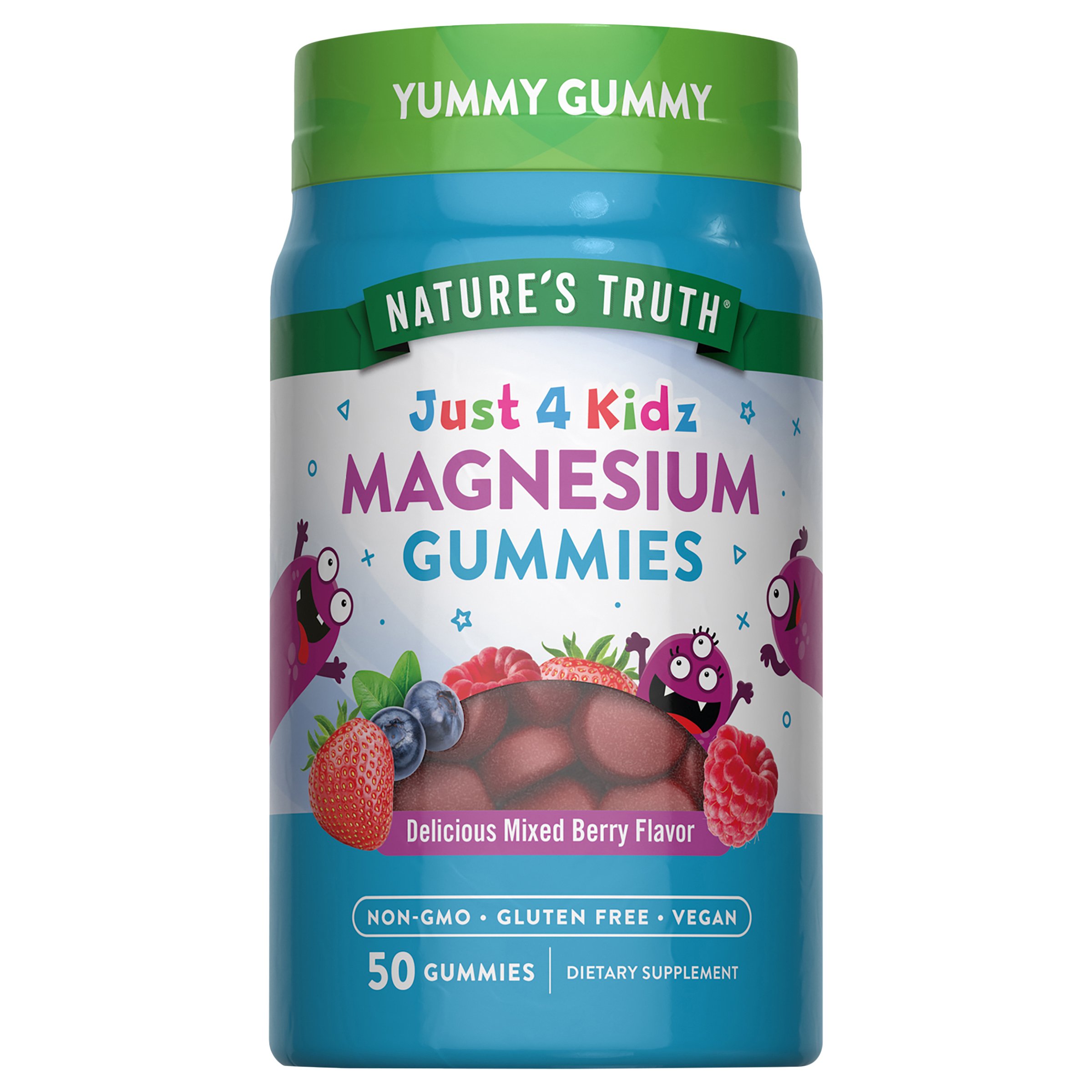 Nature's Truth Just 4 Kids Magnesium Gummies - Berry - Shop Minerals at ...