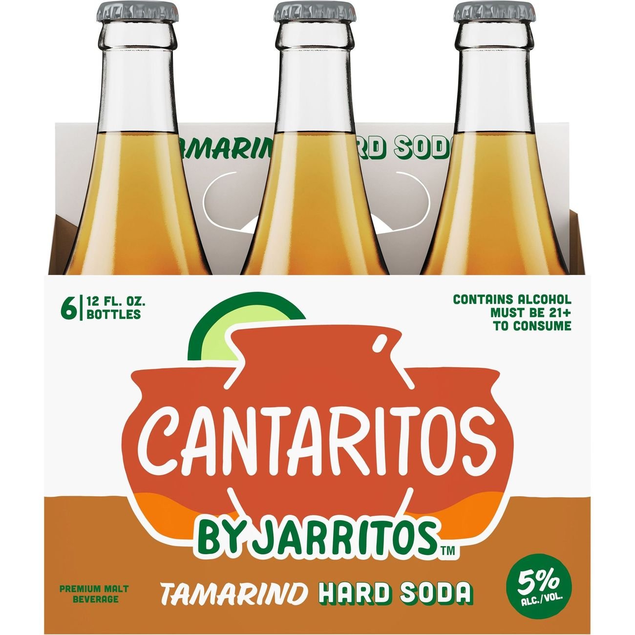 Cantaritos Tamarind Hard Soda Malt Beverage 6 pk Bottles - Shop Malt ...