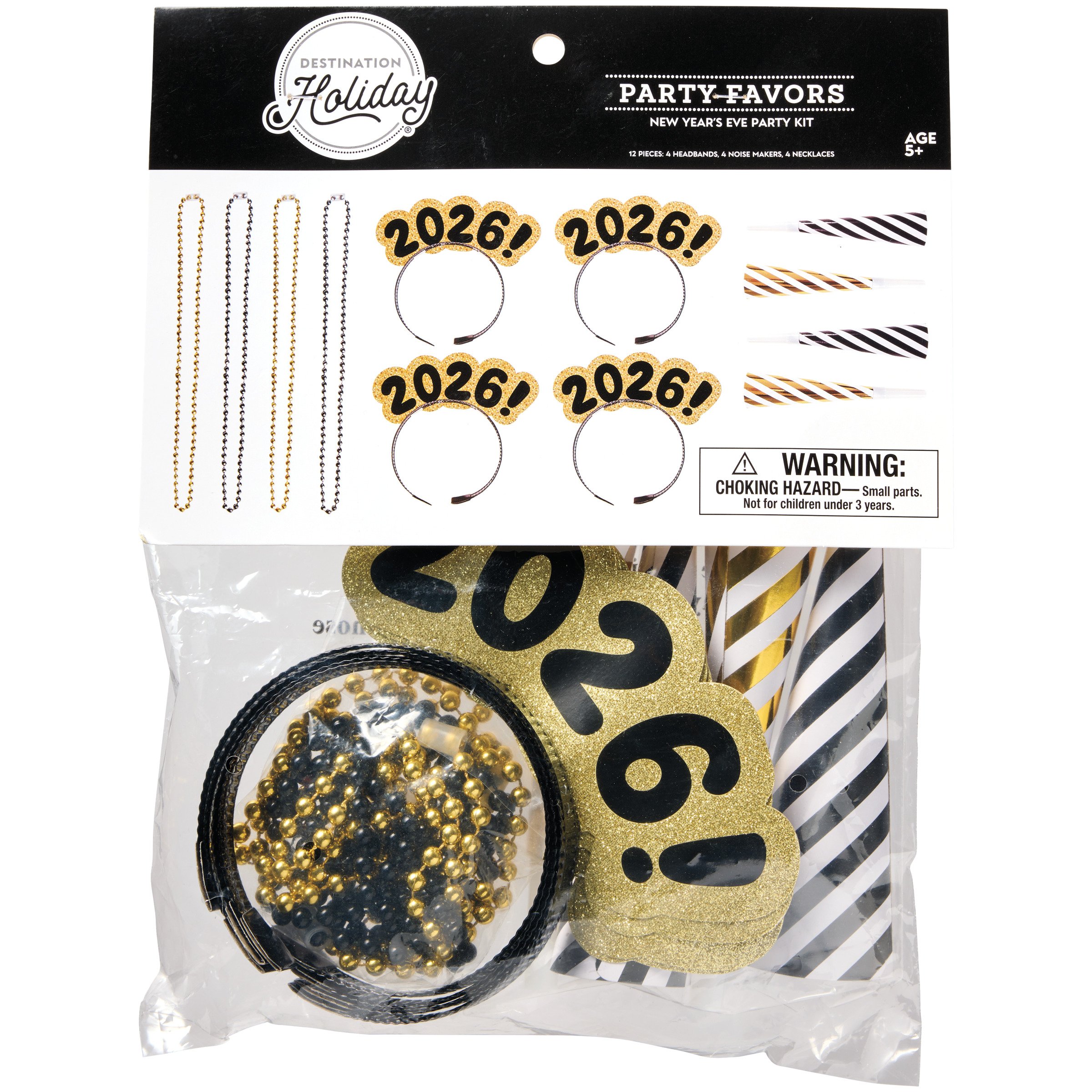Destination Holiday New Years Eve 4 Person Party Kit - Shop Party decor ...
