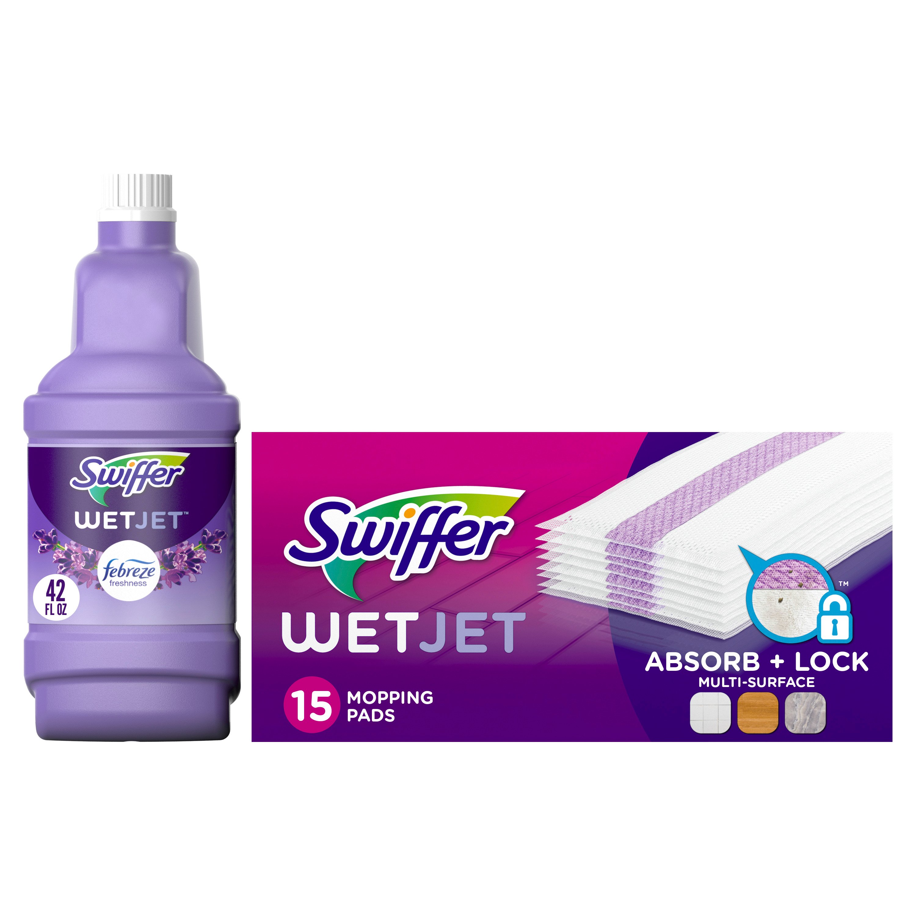 Swiffer Wet Jet Solution & Pads Bundle - Shop Mops at H-E-B