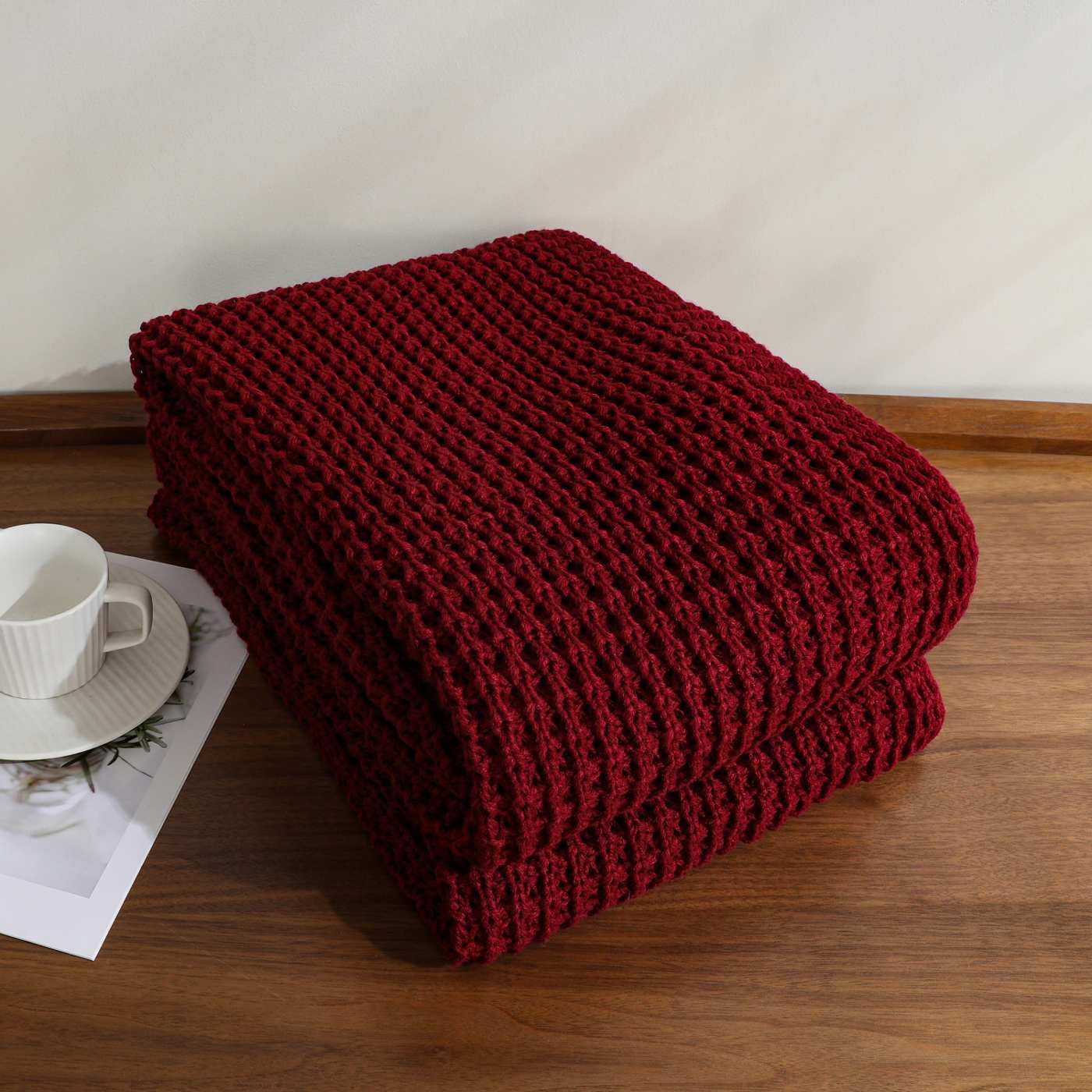 Haven + Key Oversized Knit Throw Blanket - Red - Shop Seasonal decor at ...