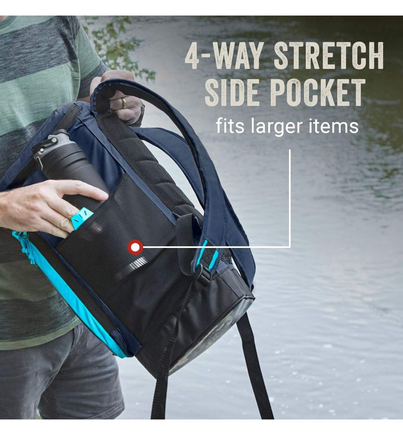 Coleman Xpand 30 Can Backpack Soft Cooler - Blue Nights - Shop Coolers ...