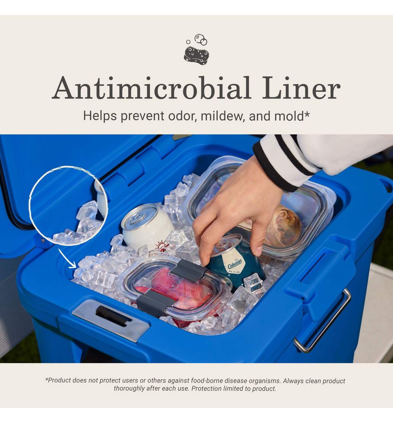 Coleman Pro Hard Cooler - Neptune Blue - Shop Coolers & ice packs at H-E-B