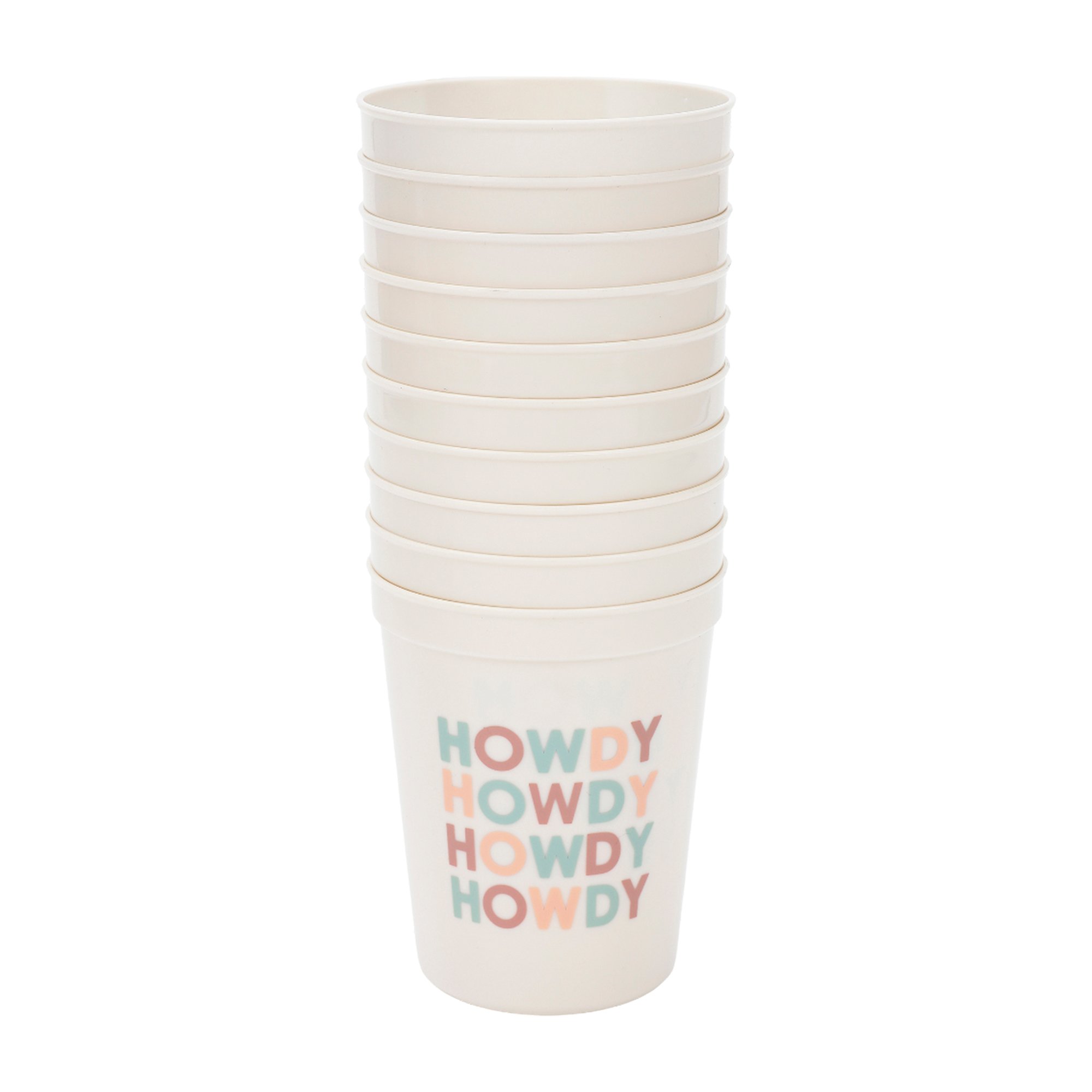 Packed Party Howdy Reusable Cups, 10 pk - Shop Seasonal decor at H-E-B
