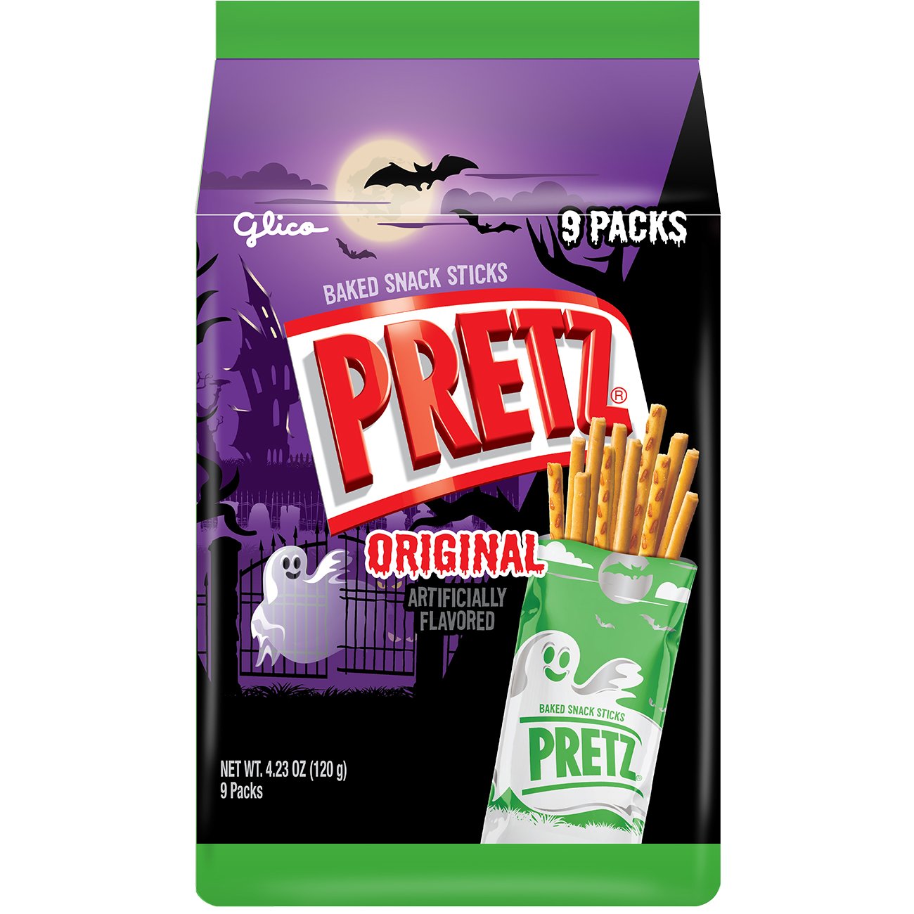 Glico Pretz Baked Snack Sticks Packs - Original - Shop Crackers ...