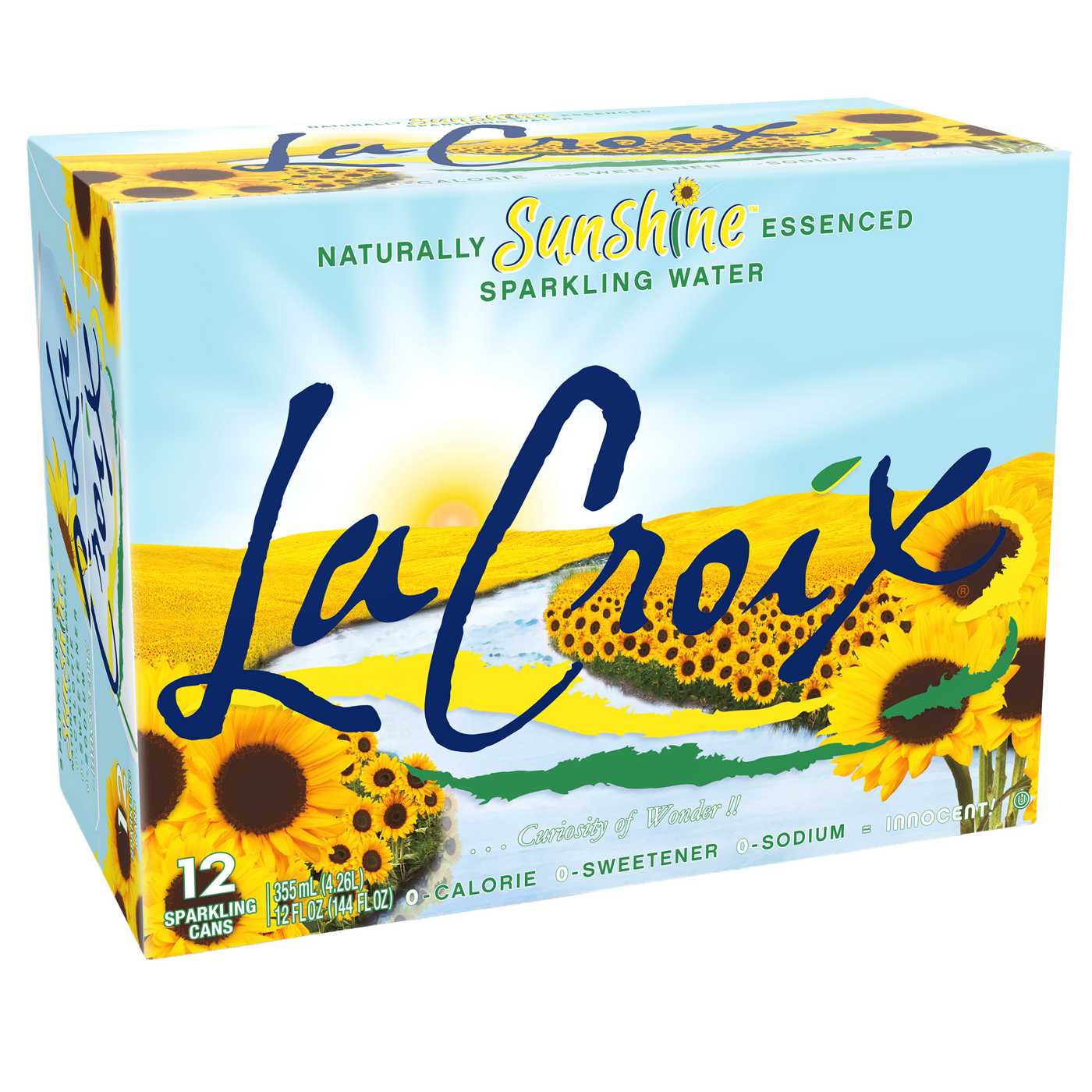 LaCroix Zero Calorie Sunshine Sparkling Water 12 pk Cans - Shop Water at H-E-B