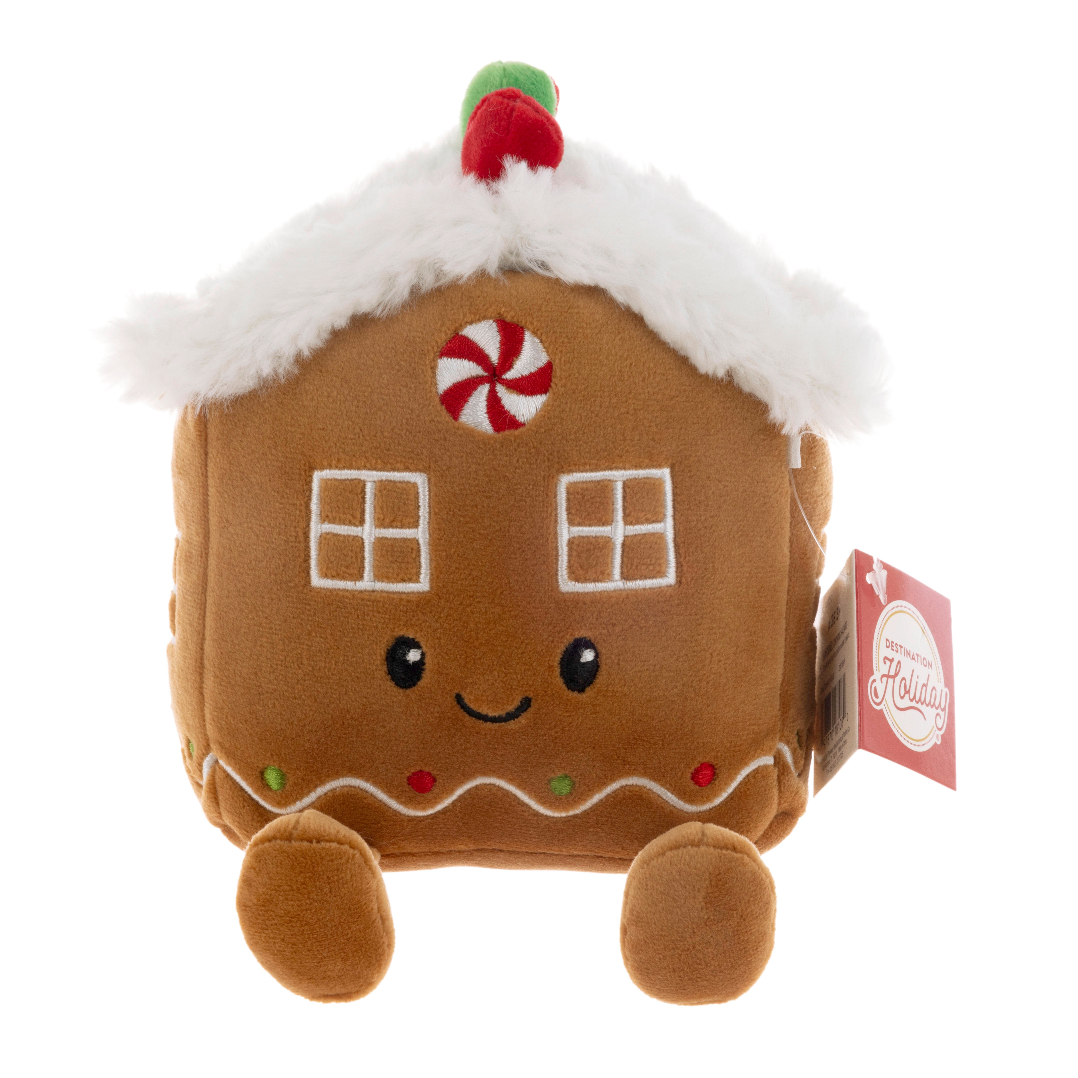 Destination Holiday Gingerbread House Christmas Plush - Shop Seasonal ...