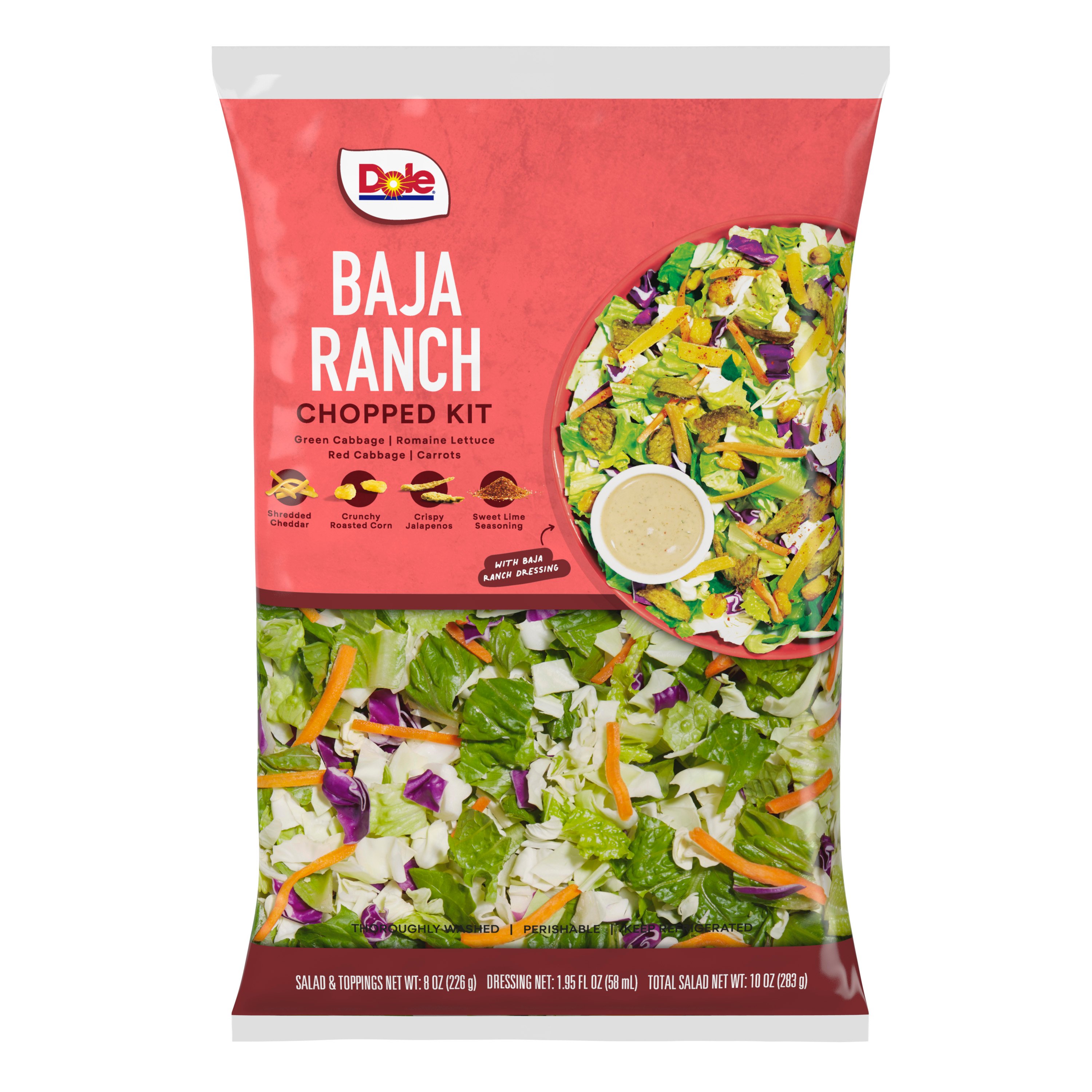 Dole Chopped Kit - Baja Ranch - Shop Salads at H-E-B
