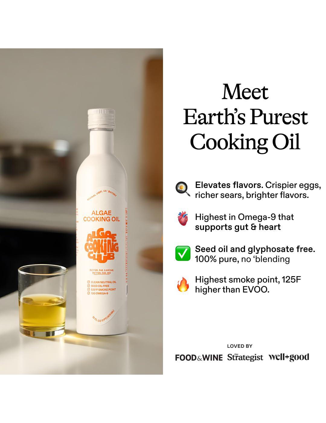 Algae Cooking Club The Chef-Grade Everything Oil - Shop Oils at H-E-B
