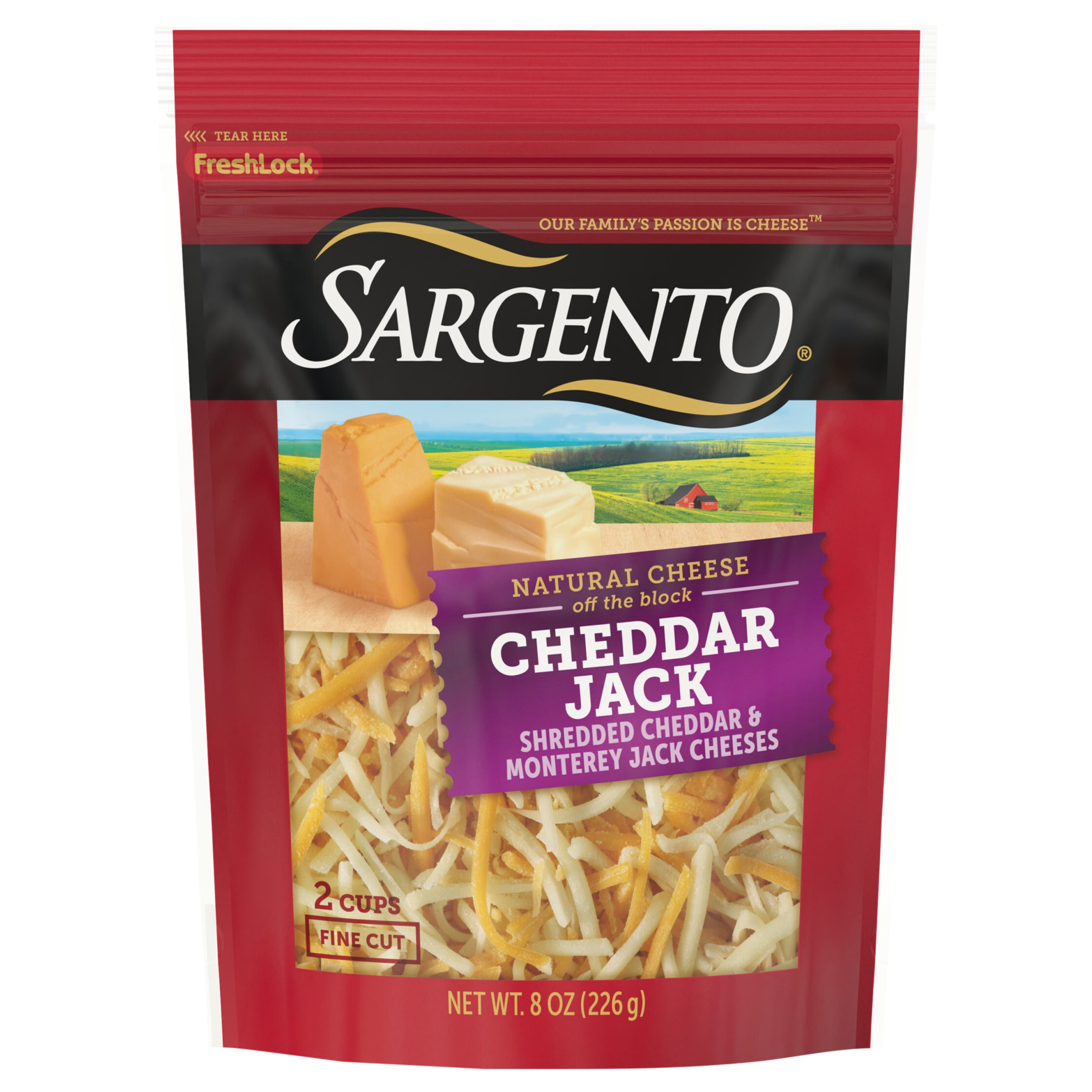 Sargento Off The Block Cheddar & Monterey Jack Shredded - Shop Cheese ...