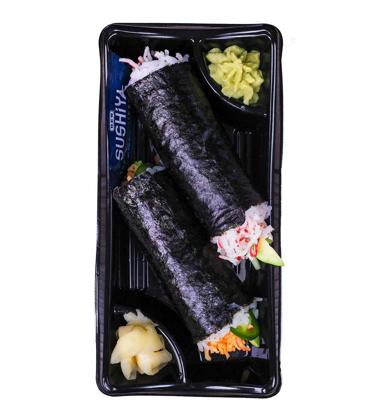 H-E-B Sushiya California & Spicy Crab Hand Rolls - Sushi Combo - Shop ...
