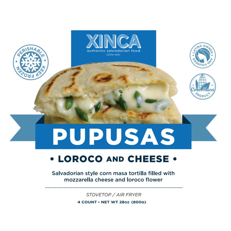 XINCA Frozen Pupusas - Loroco & Cheese - Shop Appetizers at H-E-B