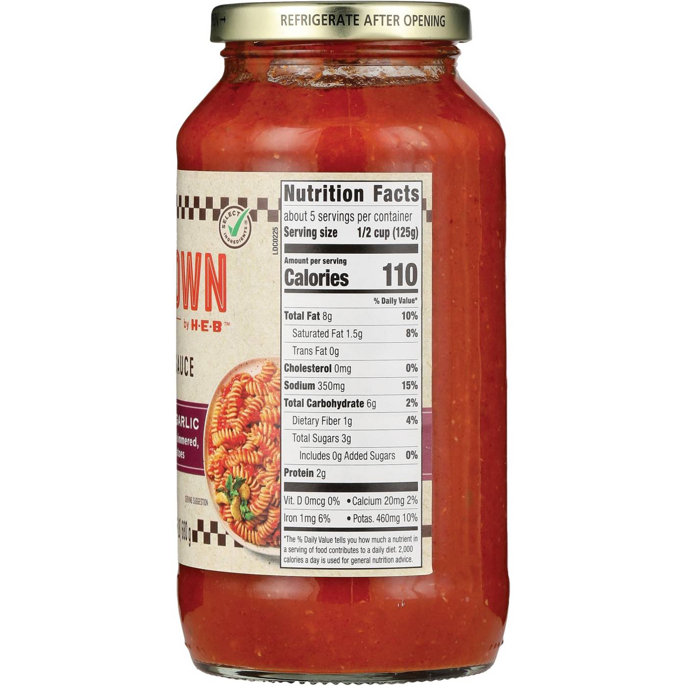Midtown by H-E-B Roasted Garlic Pasta Sauce - Shop Pasta sauces at H-E-B