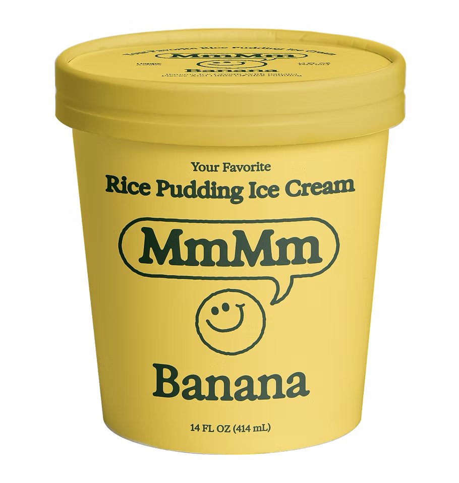 MmMm Banana Rice Pudding Ice Cream, 14 oz | Central Market - Really ...