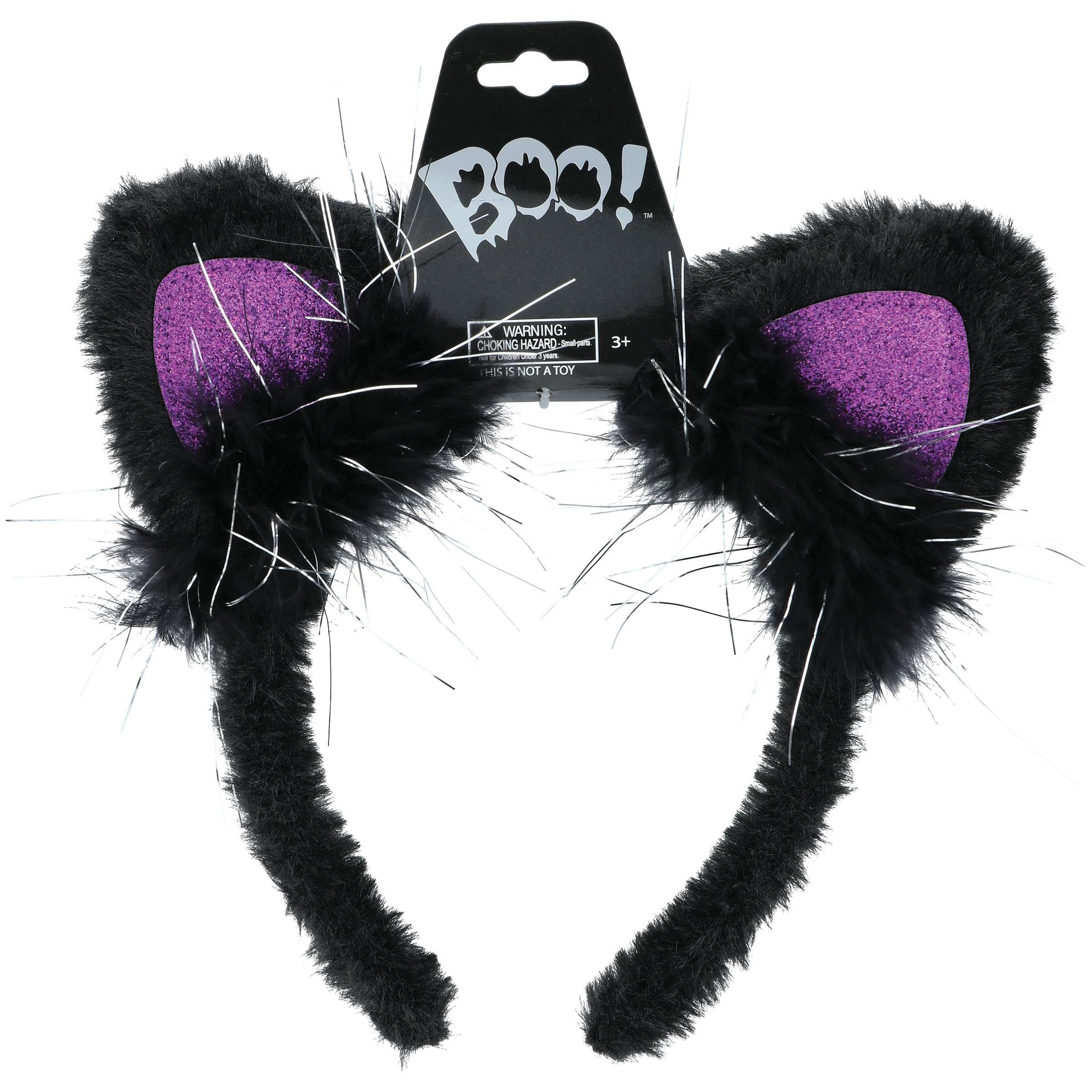Boo Purple Cat Ears Halloween Headband - Shop Hair accessories at H-E-B