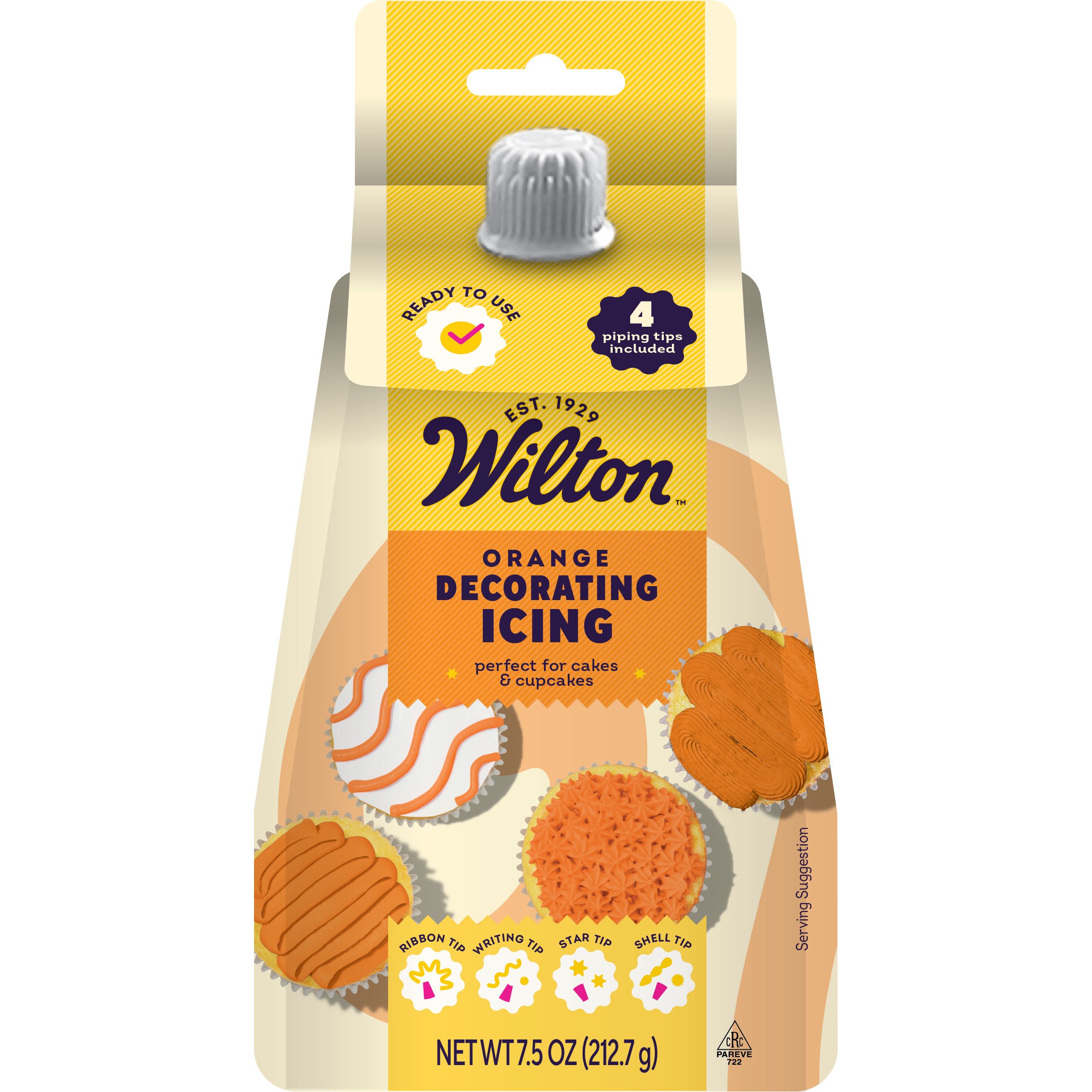 Wilton Orange Decorating Icing - Shop Icing & decorations at H-E-B