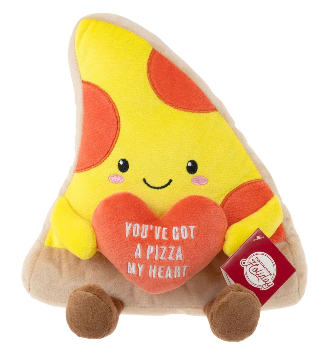 Destination Holiday Pizza Slice Valentine's Plush - Shop Plush toys at ...