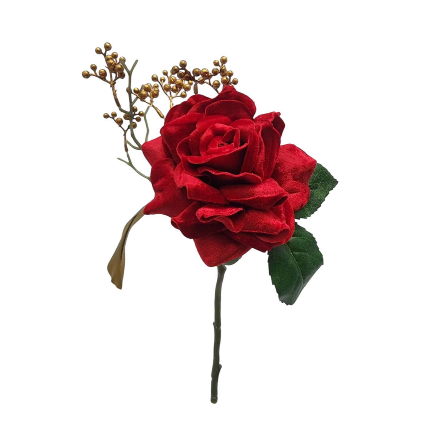 Haven + Key Velvet Rose Faux Botanical Pick - Shop Seasonal decor at H-E-B