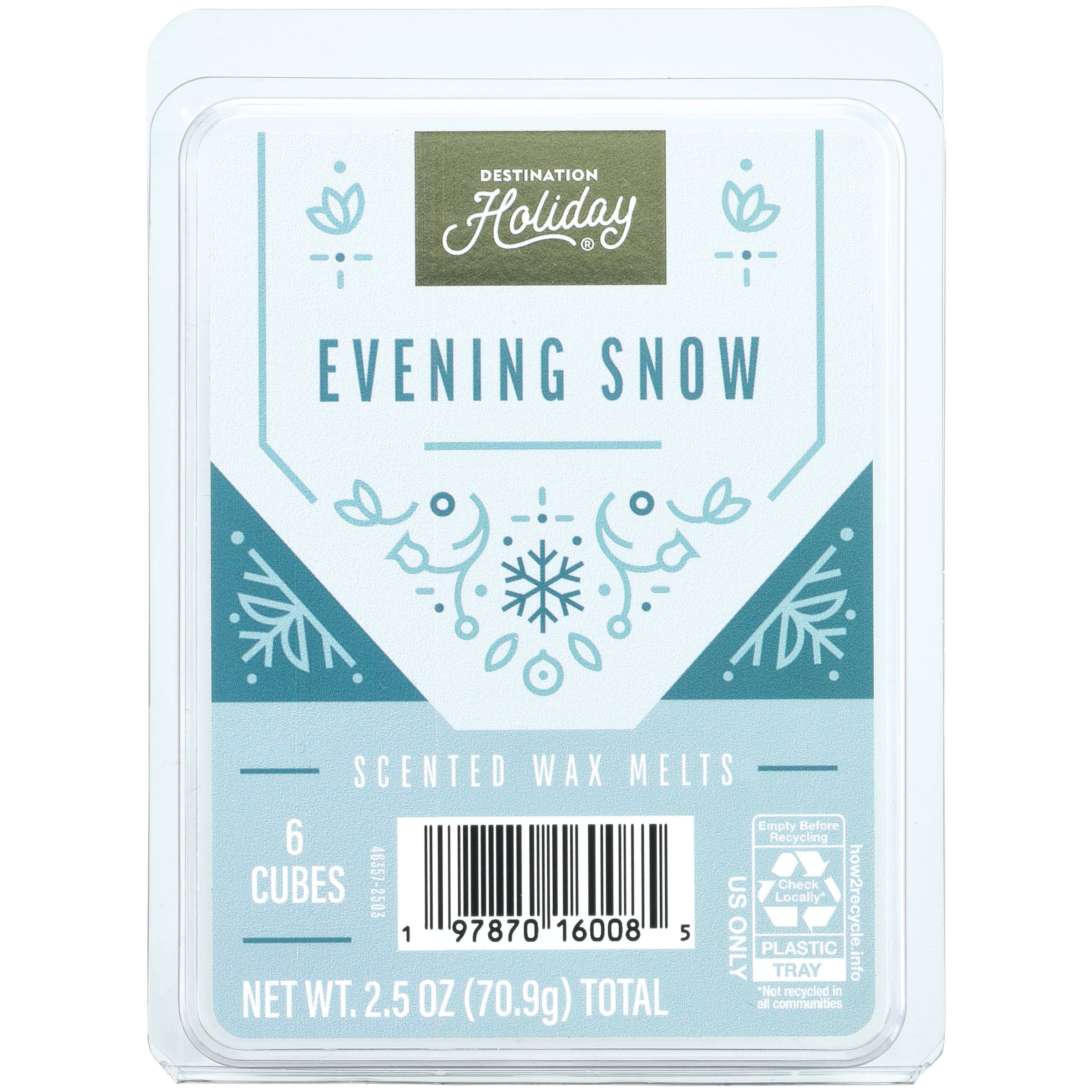 Destination Holiday Evening Snow Scented Wax Melts - Shop Scented oils ...