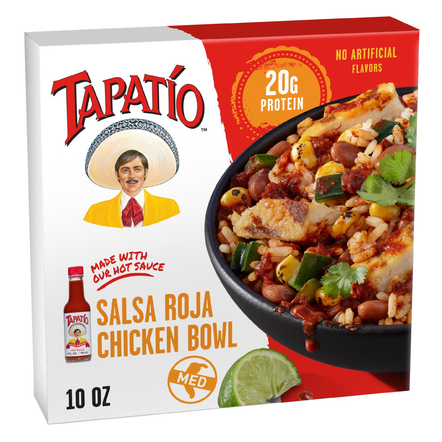 Tapatio 20g Protein Salsa Roja Chicken Bowl Frozen Meal - Shop Entrees ...