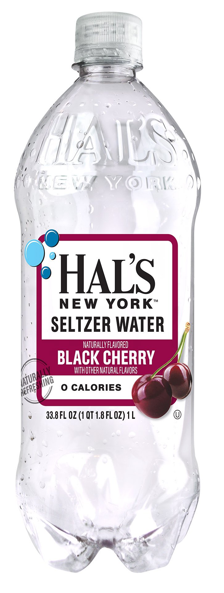 Hal's New York Black Cherry Seltzer Water, 33.8 oz | Central Market ...