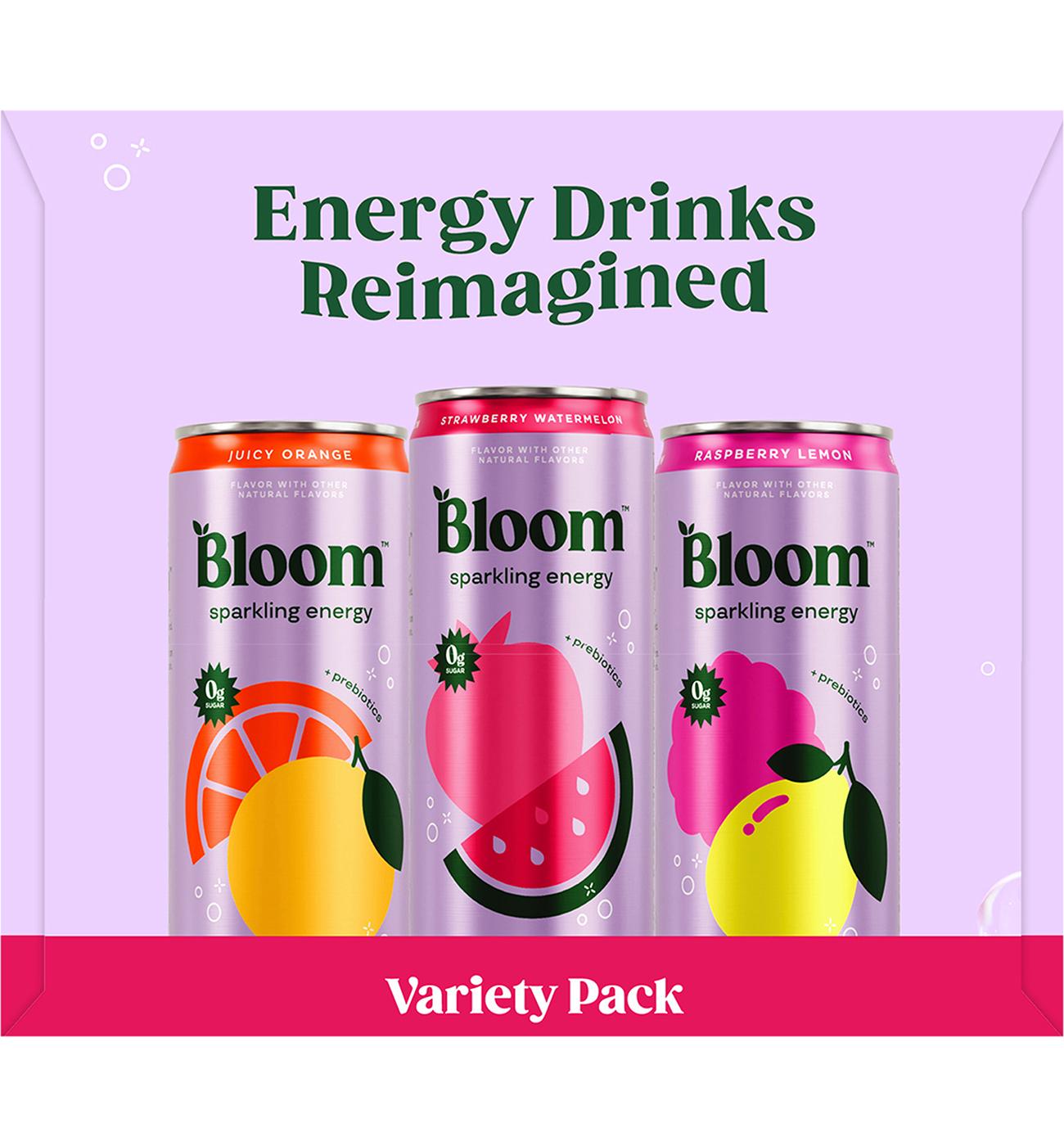 Bloom Zero Sugar Sparkling Energy Drink Variety 12 pk Cans - Shop ...