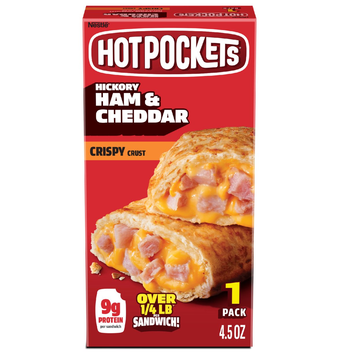 Hot Pockets Hickory Ham & Cheddar - Shop Entrees & sides at H-E-B