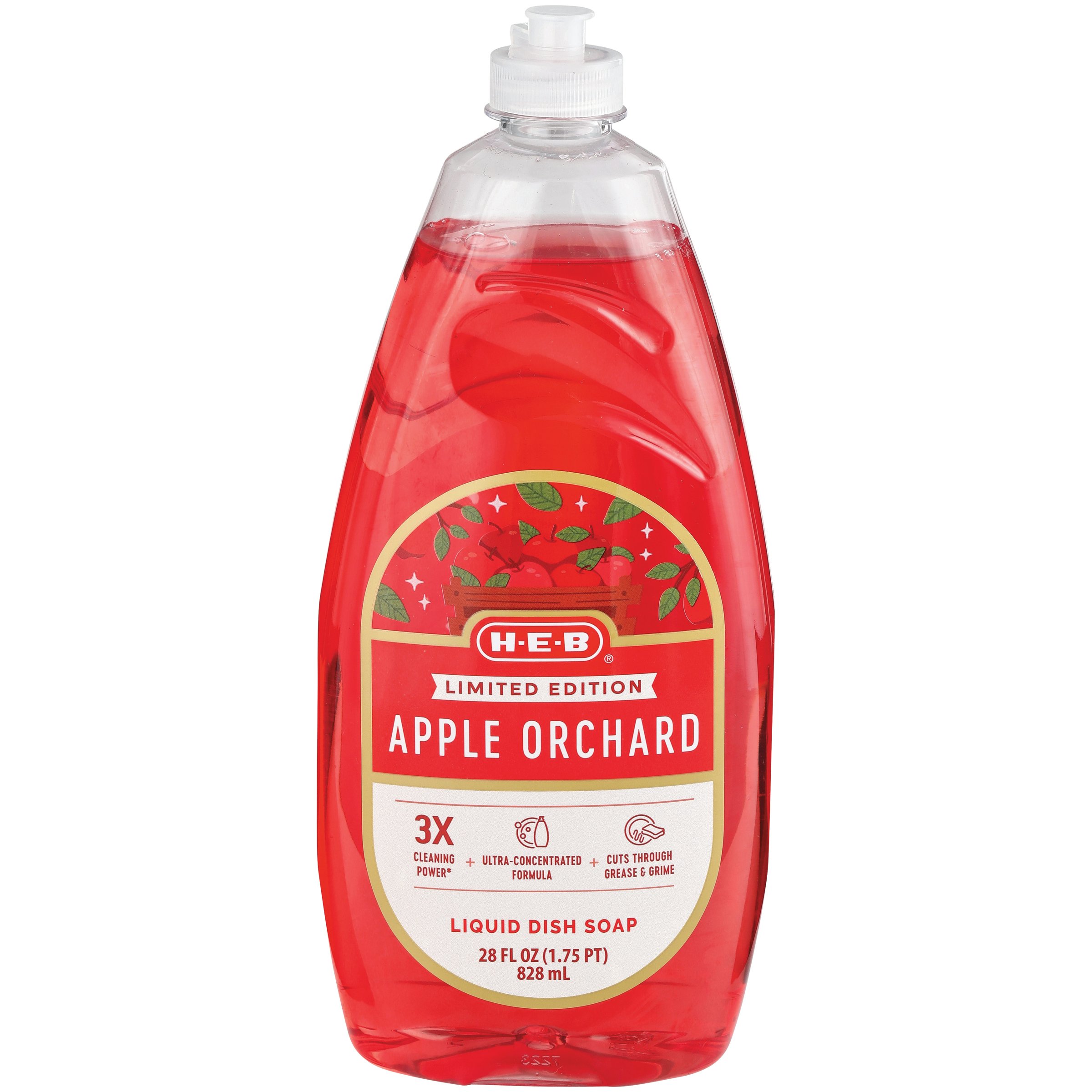 H-E-B Limited Edition Ultra Dish Soap - Apple Orchard - Shop Dish soap ...