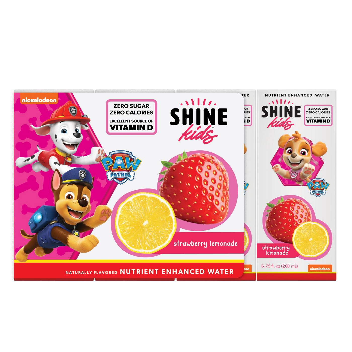 ShineWater Kids' Nutrient-Enhanced Water 8 pk Drink Boxes - Strawberry ...