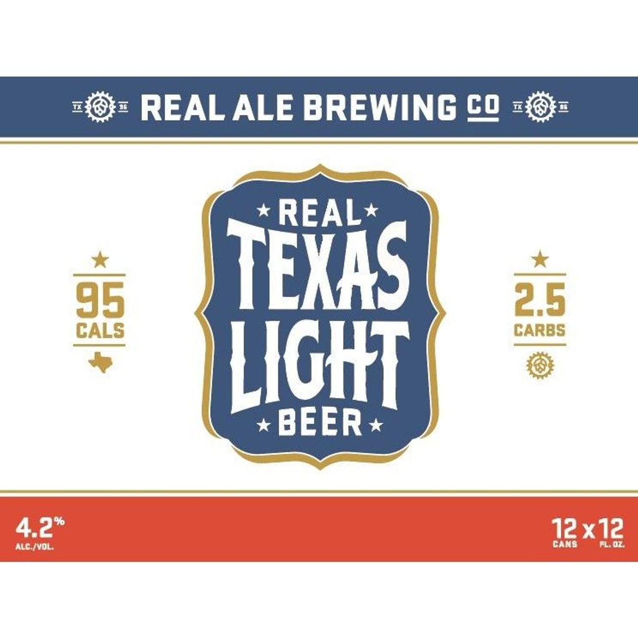Real Ale Real Texas Light Lager 12 pk Cans - Shop Beer at H-E-B