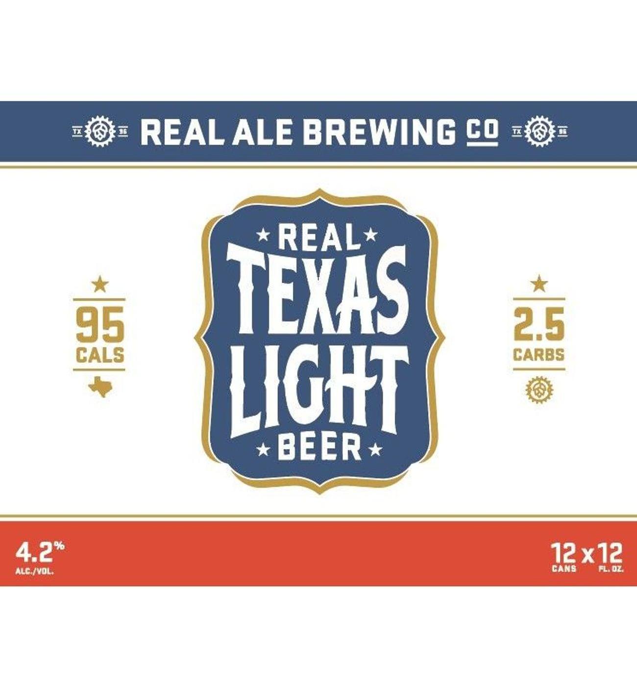 Real Ale Real Texas Light Lager 12 pk Cans - Shop Beer at H-E-B
