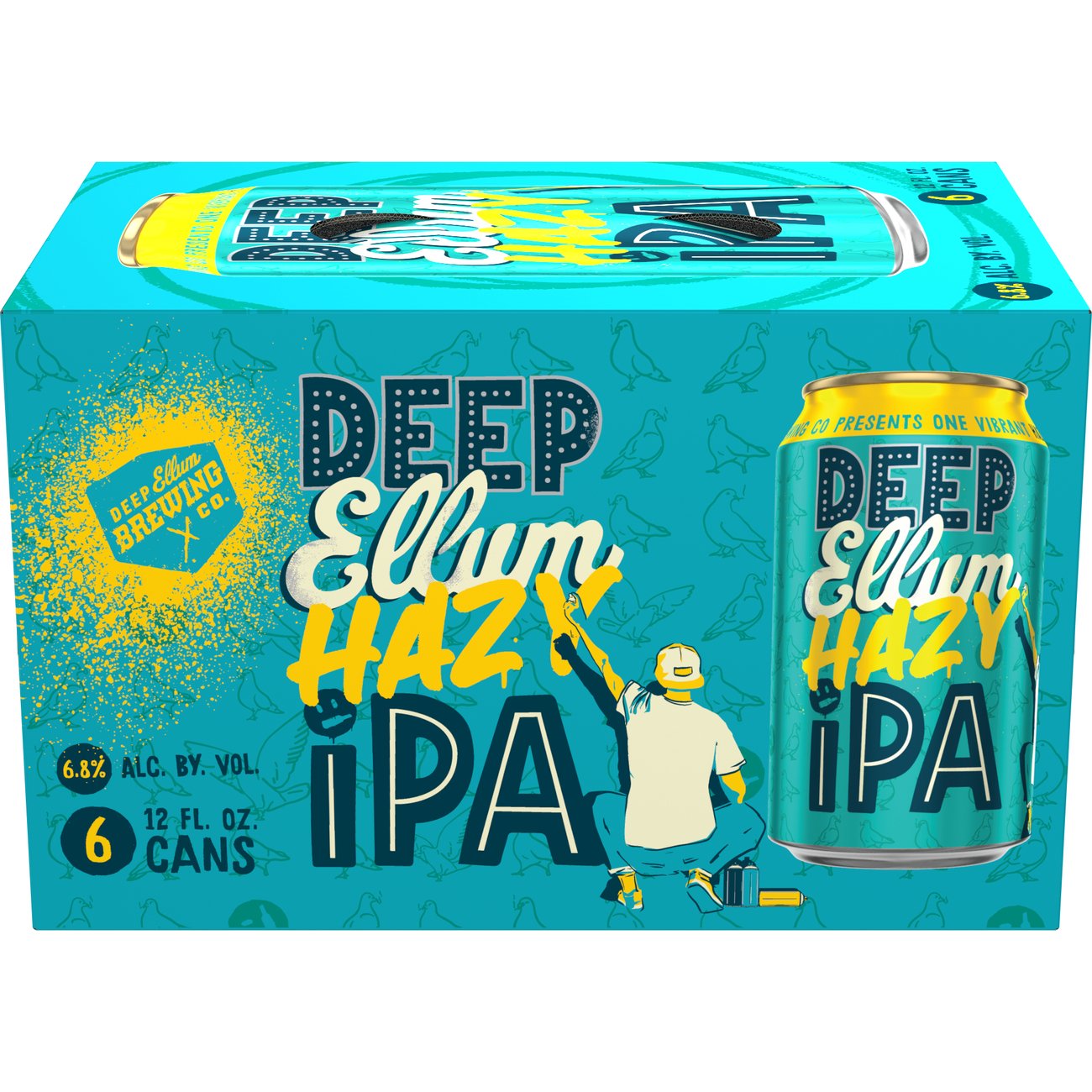 Deep Ellum Hazy IPA Craft Beer 6 pk Cans - Shop Beer at H-E-B