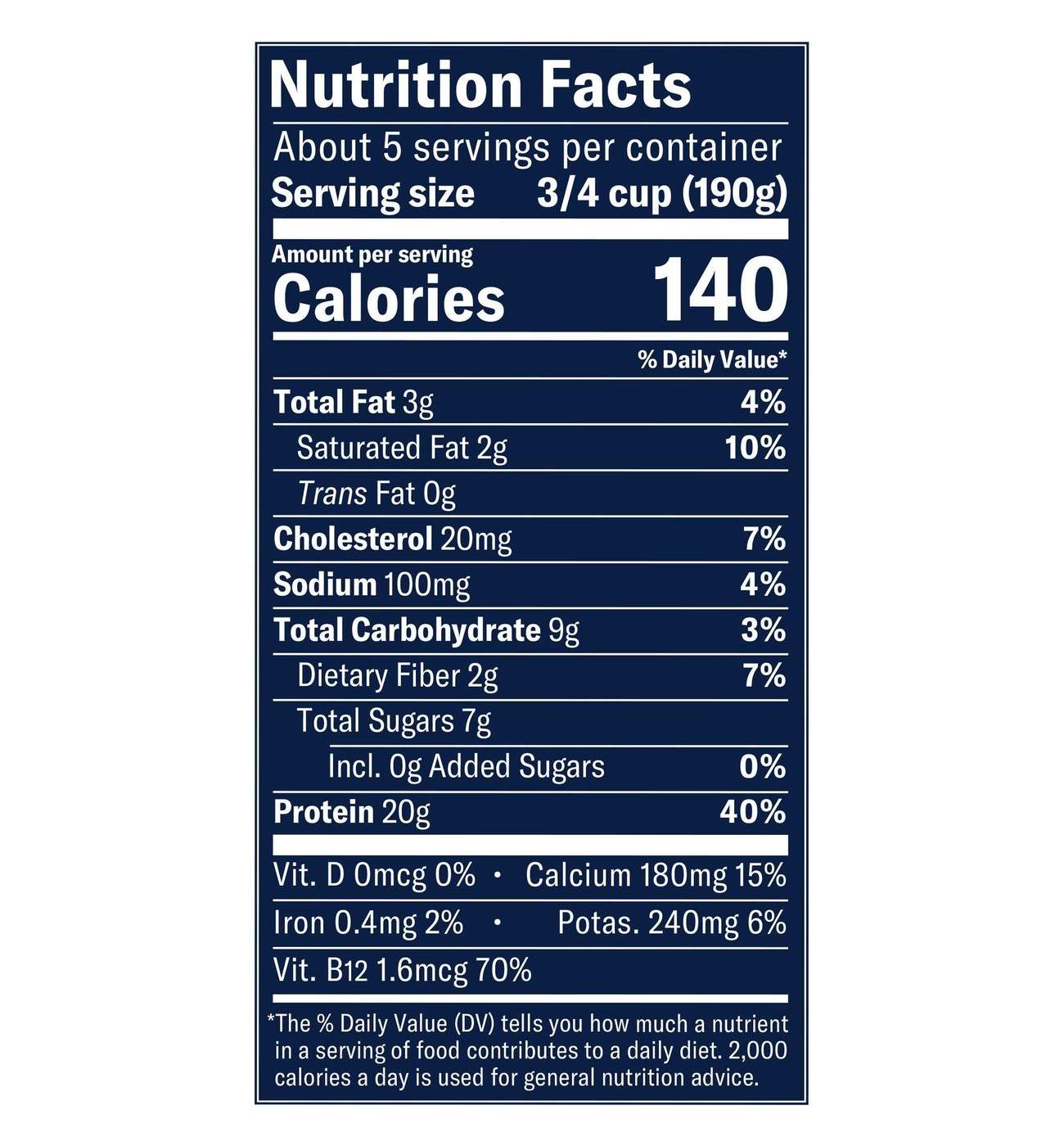 Chobani 20G Protein Low-Fat Vanilla Greek Yogurt - Shop Yogurt at H-E-B