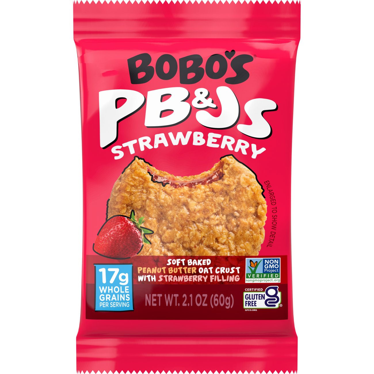 Bobo's PB&Js Oat Snack - Strawberry - Shop Granola & snack bars at H-E-B