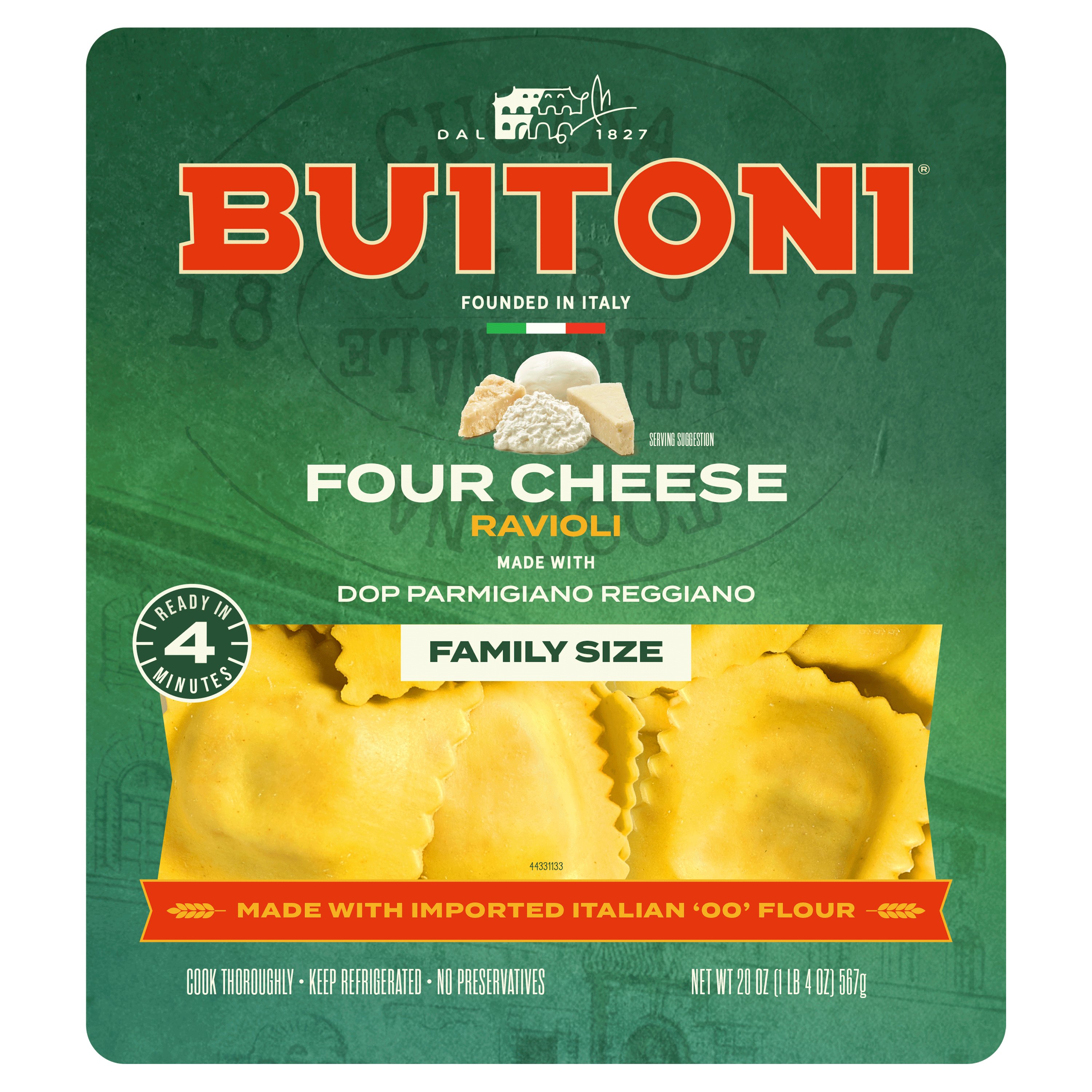 Buitoni Four Cheese Ravioli - Family Size - Shop Entrees & sides at H-E-B