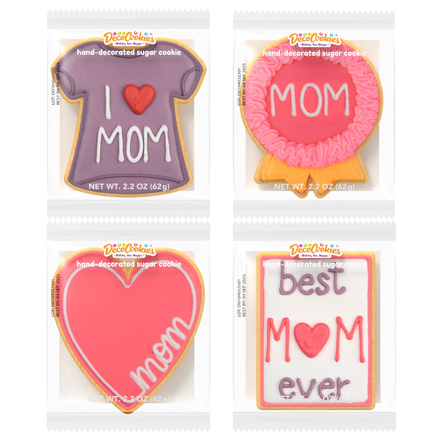 Deco Cookies Mother's Day Hand-Decorated Cookie (Sold Individually ...