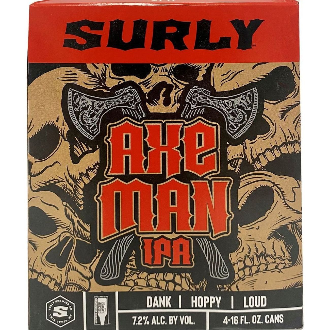 Surly Brewing Axe Man IPA Craft Beer 4 pk Cans - Shop Beer at H-E-B