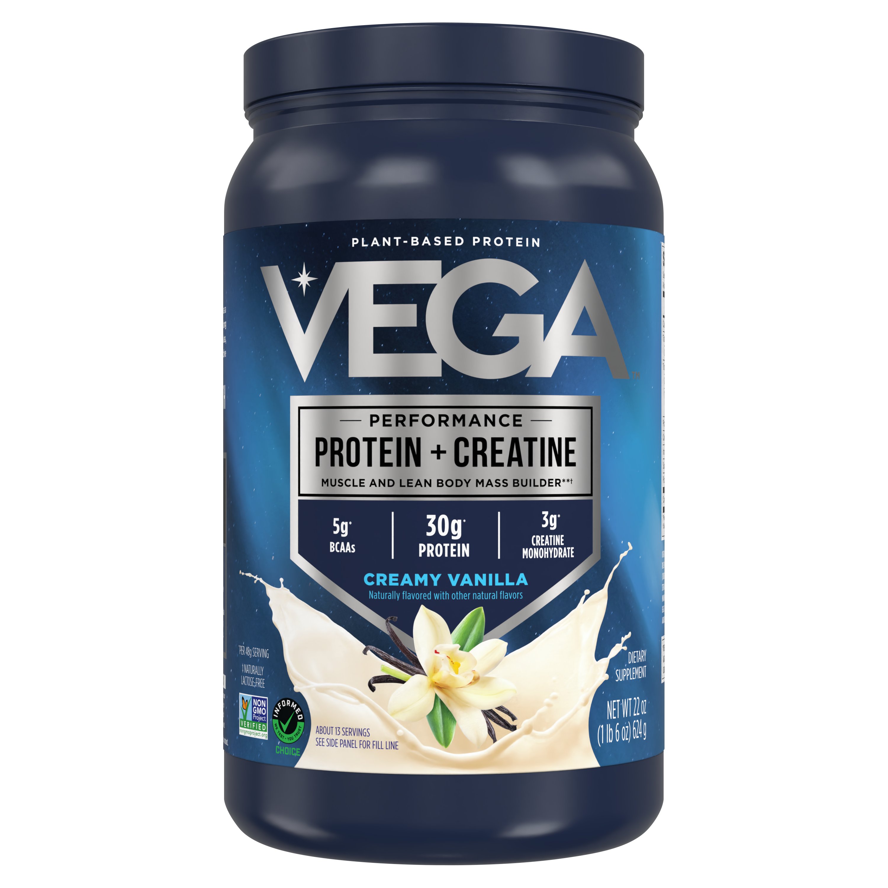 Vega 30g Protein + Creatine Powder - Creamy Vanilla - Shop Shakes ...