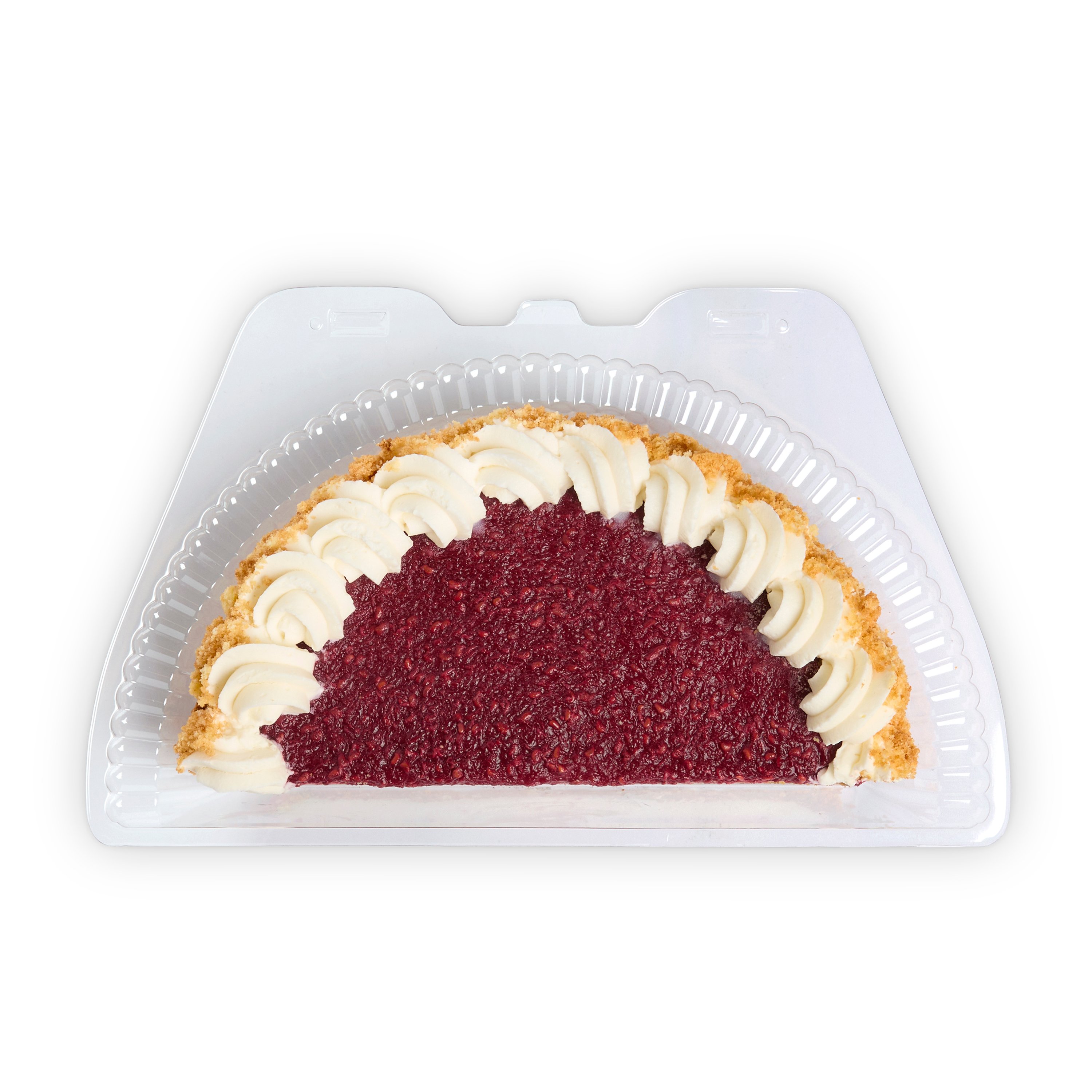 H-E-B Bakery Half Raspberry & Vanilla Bean Cream Pie - Shop Pies at H-E-B